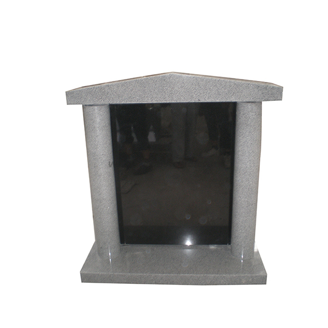 Granite Memoiral Headstones with Columns - Buy Granite Memorials ...